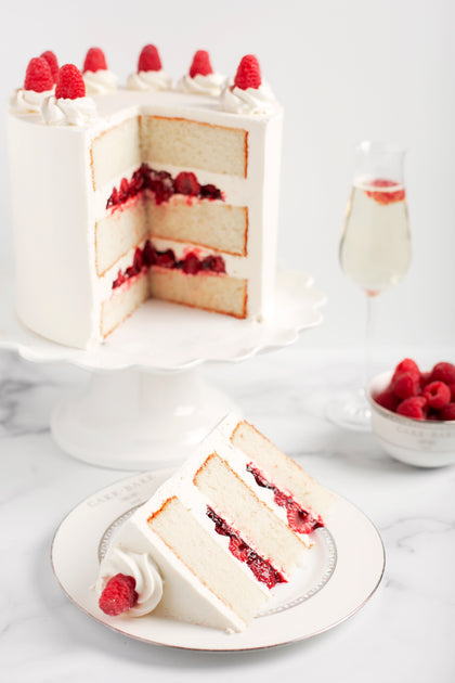 Raspberry Champagne Cake – The Cake Bake Shop®